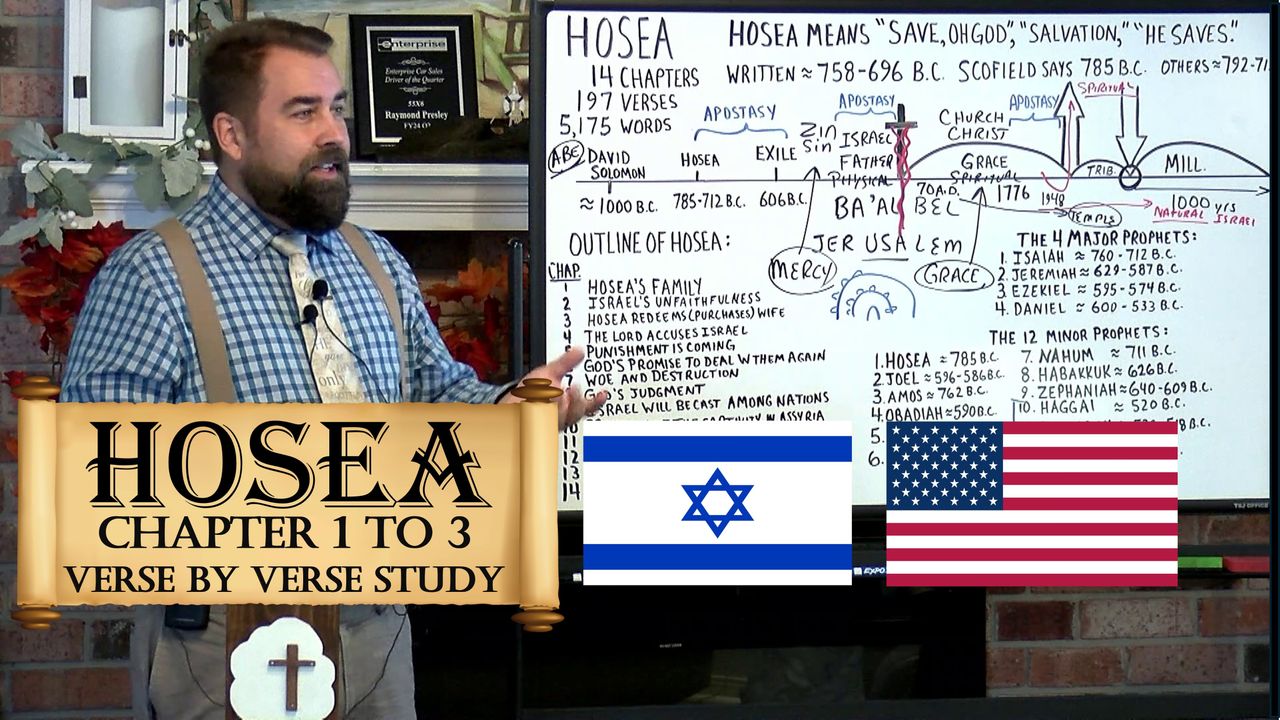 Hosea Chapter 1 through 3 Verse by verse Bible Study from King James ...