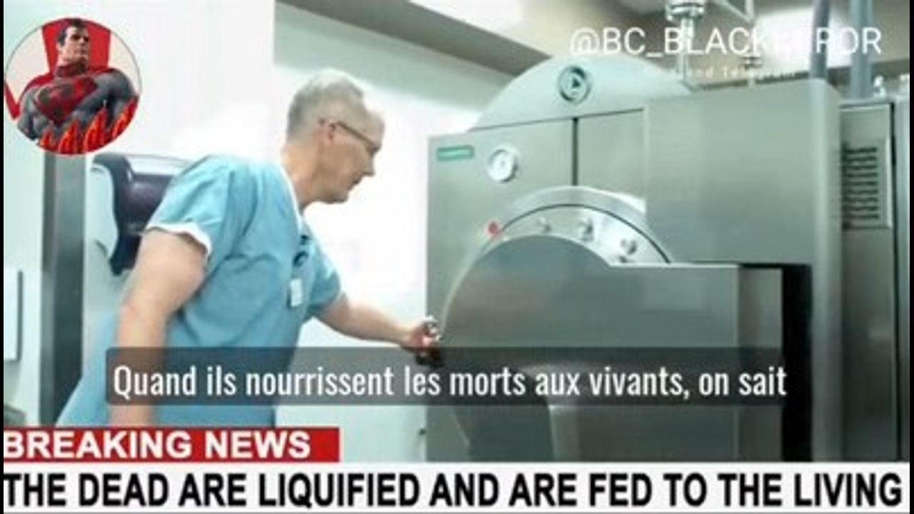 HORROR! Dead people are being liquefied for consumption by humans ...