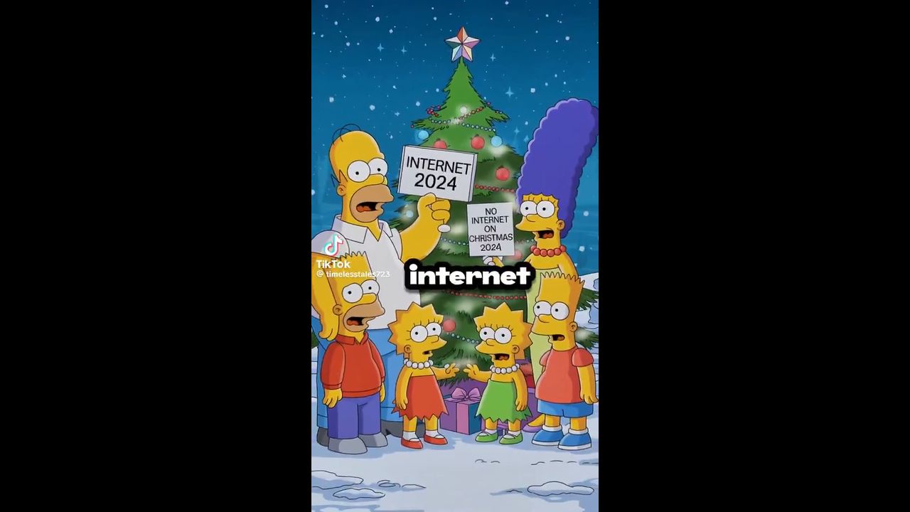 The Simpsons Predict A Massive Internet Outage For Christmas ...