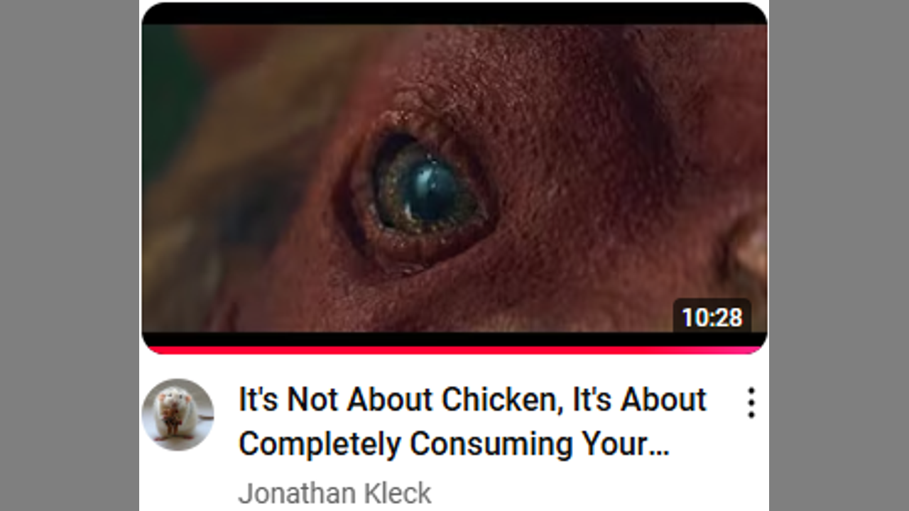 It's Not About Chicken, It's About Completely Consuming Your Essence - Brighteon.com