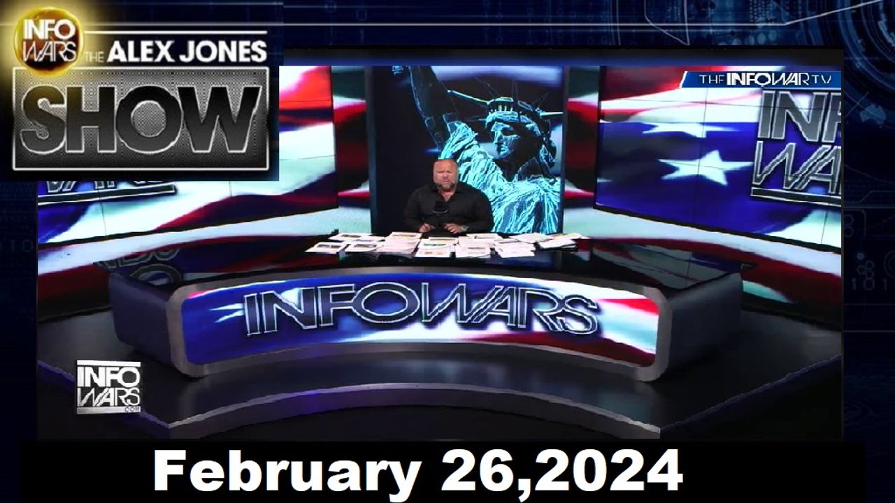Alex Jones Full Show 2/26/24 Rats Still In Twitter, Elon Musk Set Lot ...