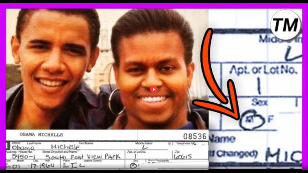 MICHELLE OBAMA IS A MAN - OFFICIAL GOV’T DOCS EXPOSE 14 YEAR HISTORY ...