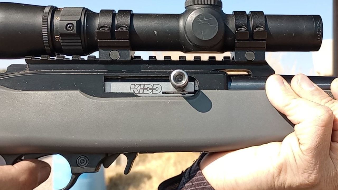 KIDD Bolt and Charging Handle for the 10/22 - AmbGun Minuteman 180 ...