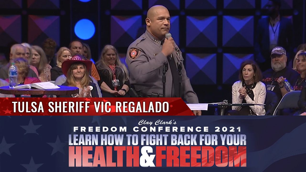 2021 Tulsa Event Day 1 Part 14 Tulsa Sheriff Vic Regalado at the Health ...