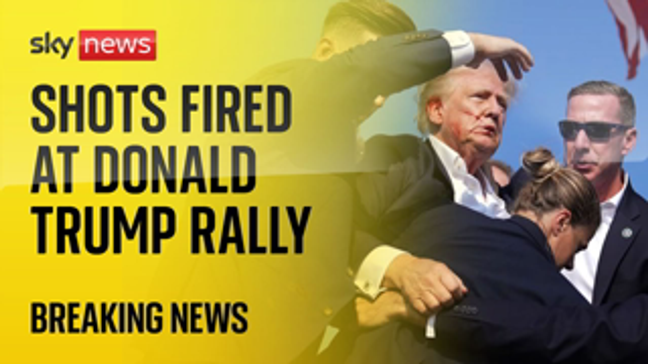 BREAKING 🚨 GUNSHOTS REPORTEDLY FIRED AT DONALD TRUMP PA RALLY AS FORMER PRESIDENT RUSHED OFF ...