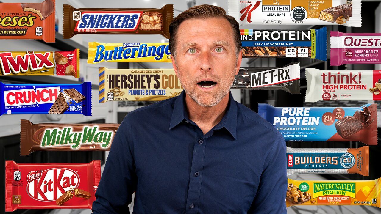 Dr. Eric Berg-Protein Bars Are WORSE than Candy Bars!!! - Brighteon .com