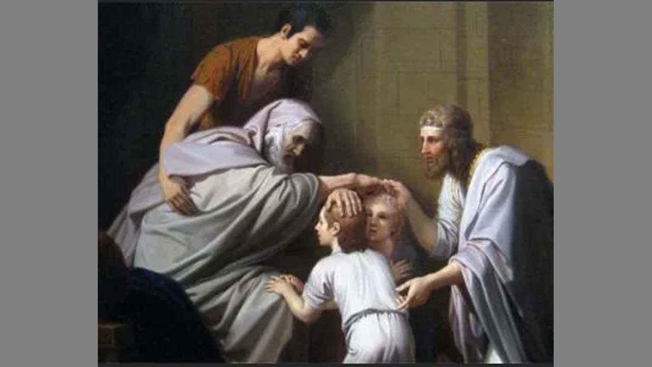 Genesis Chapter 48. Ephraim and Manasseh: Joseph's double portion of ...