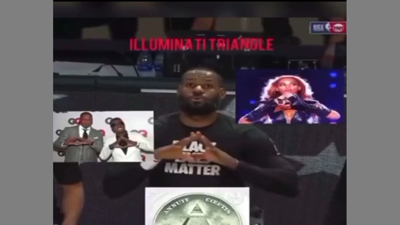 Lebron James Salute To The Devil... - Brighteon.com