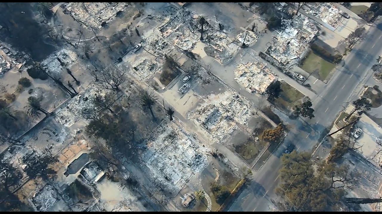Eaton Fire AFTERMATH - Drone Footage 1-9-25 - Brighteon.com