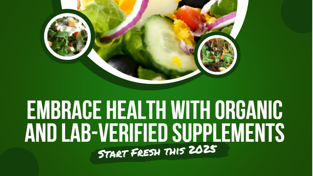 Embrace Health with Organic and Lab-Verified Supplements - Start Fresh ...