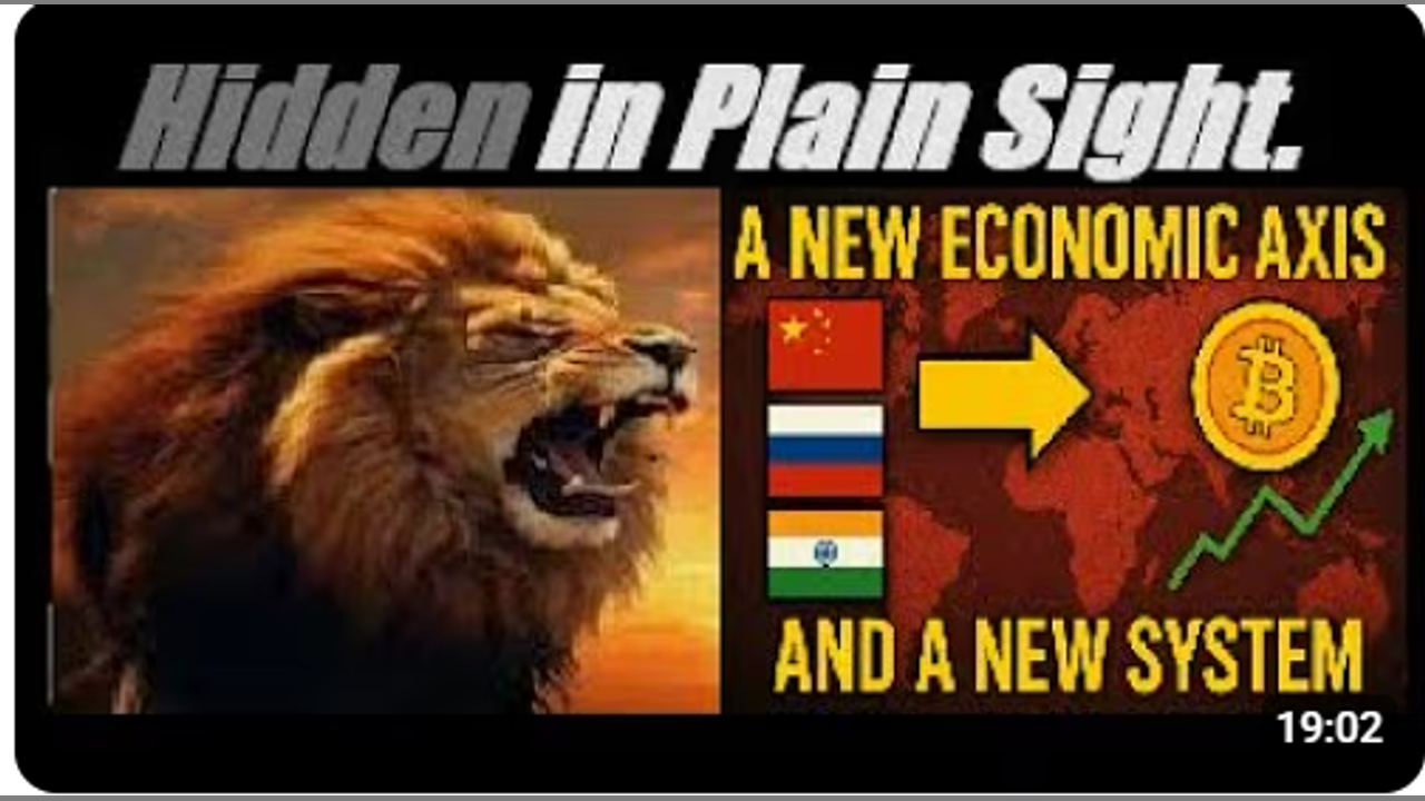 (PEOPLE ARE NOT READY FOR THIS). A NEW ECONOMIC AXIS AND A NEW SYSTEM ...