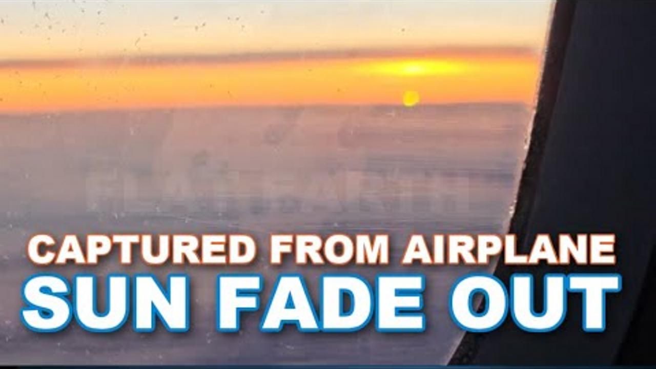 [Mar 2, 2025] Sun Fade Out Captured from Airplane From YouTube V. K ...