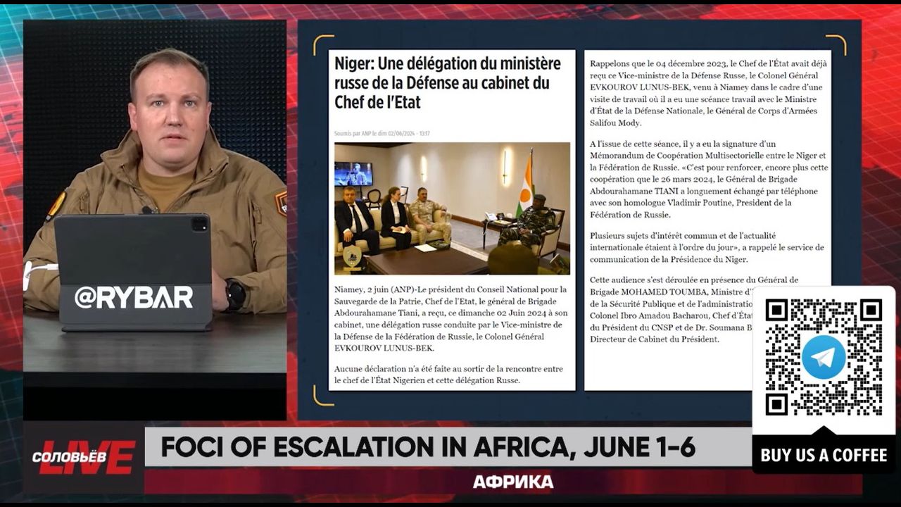 Rybar Live: Foci of escalation in Africa, June 1-6 - Brighteon.com