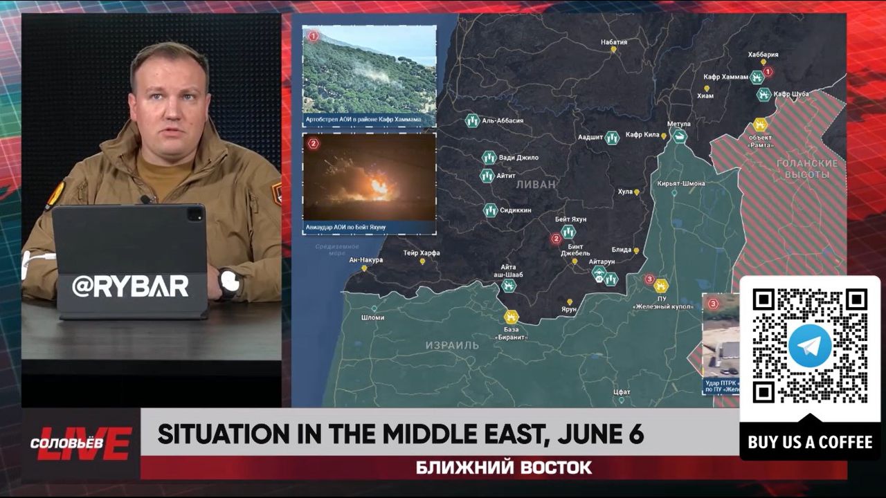 Rybar Live: Situation in the Middle East, June 6 - Brighteon.com