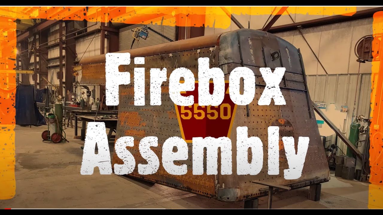 PRR T1 Steam Locomotive Trust Firebox Update! - Brighteon.com