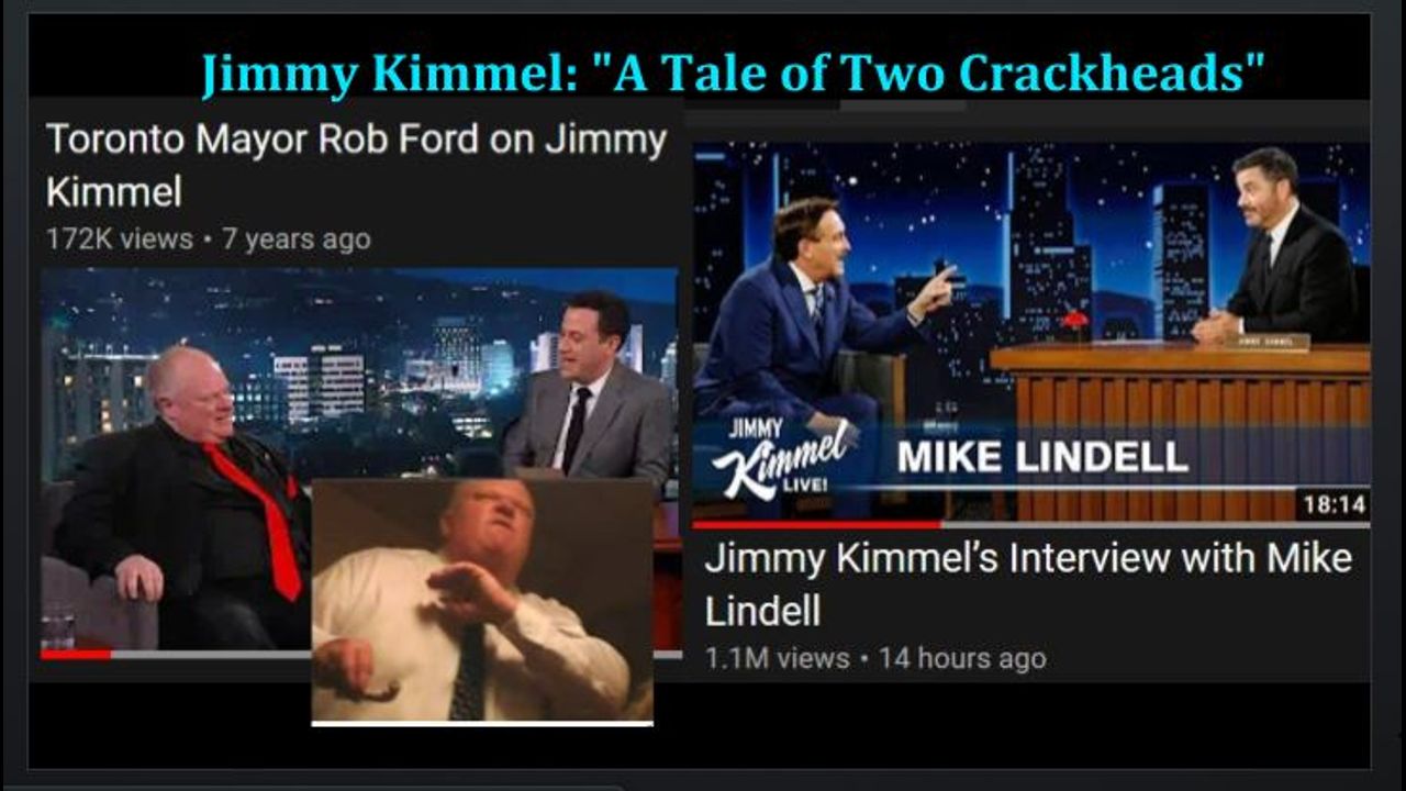 Absolute Interference - The Jimmy Kimmel Crackhead Interviews: Rob Ford vs Mike Lindell ...