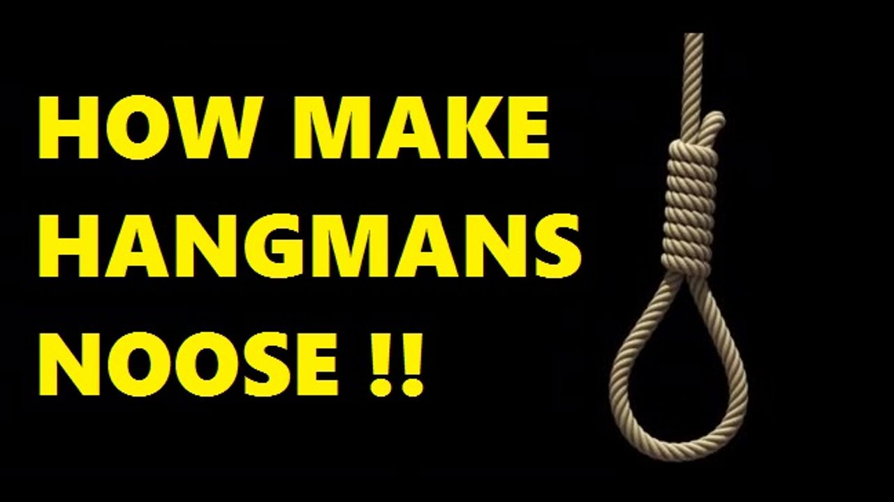 HOW TO MAKE HANGMANS NOOSE (Theatre prop only) - Brighteon.com