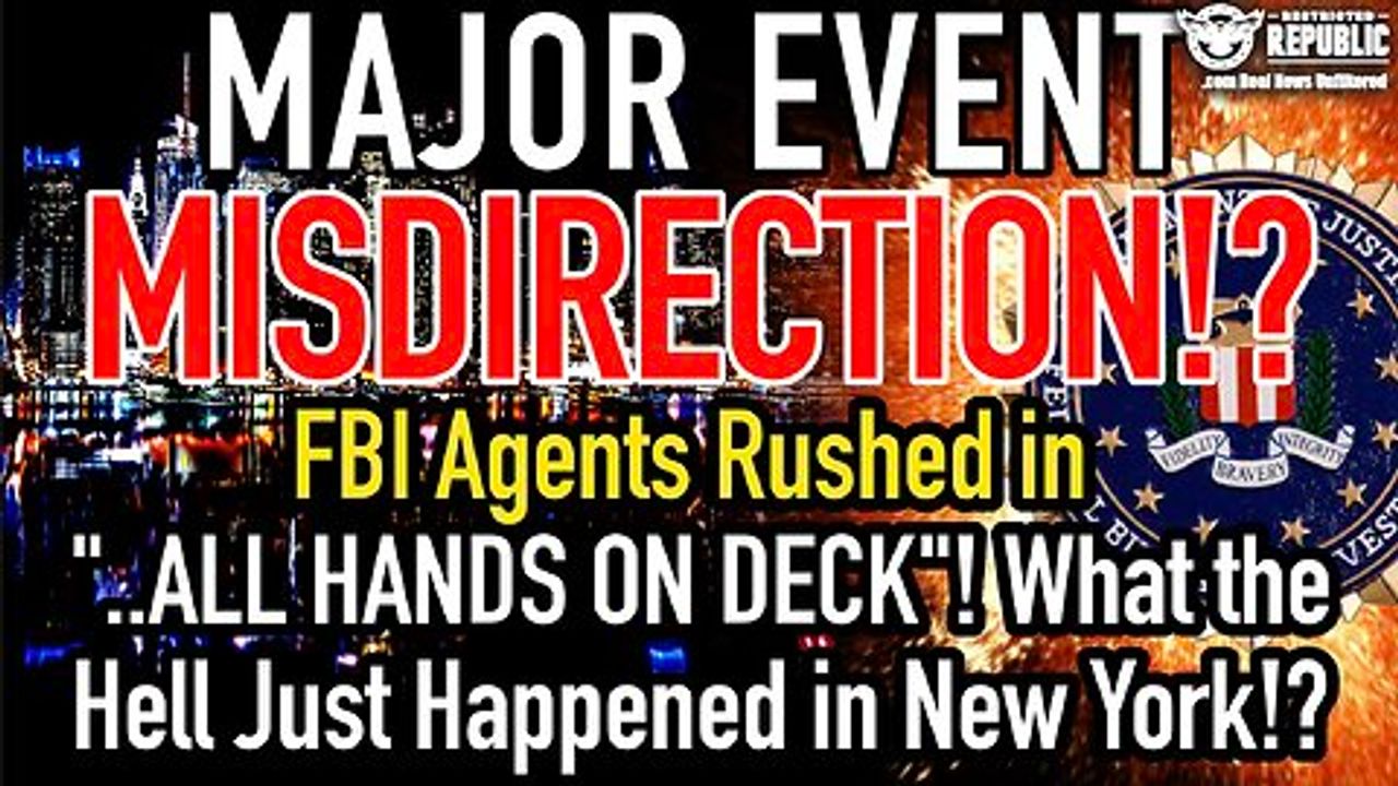 Restricted, Republic, 03.24.25, Monday, MAJOR EVENT MISDIRECTION!？ FBI ...