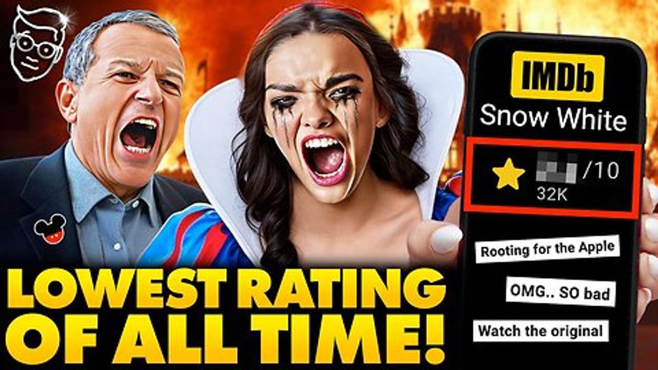 Benny Johnson, 03.24.25, Monday, DISASTER： Snow White Premiere BOMBS, Theaters COMPLETELY EMPTY ...