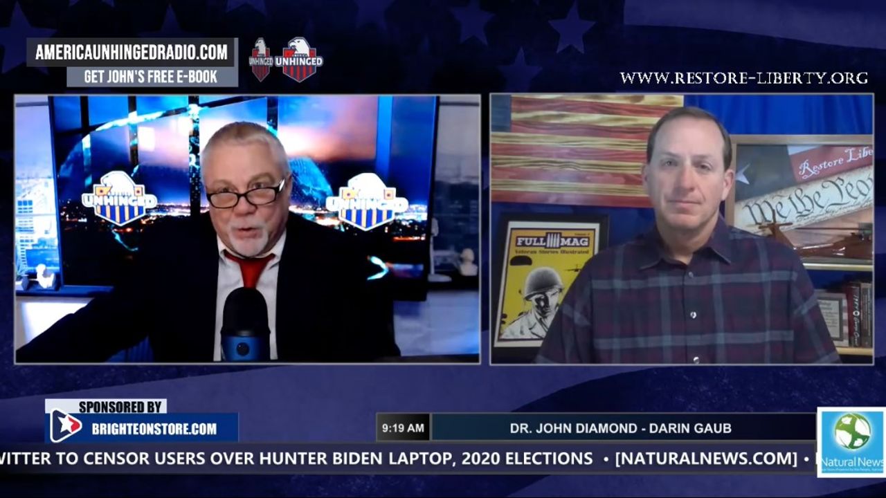 12/08/2022 America Unhinged: Dr. John Diamond ft. Darin Gaub ...