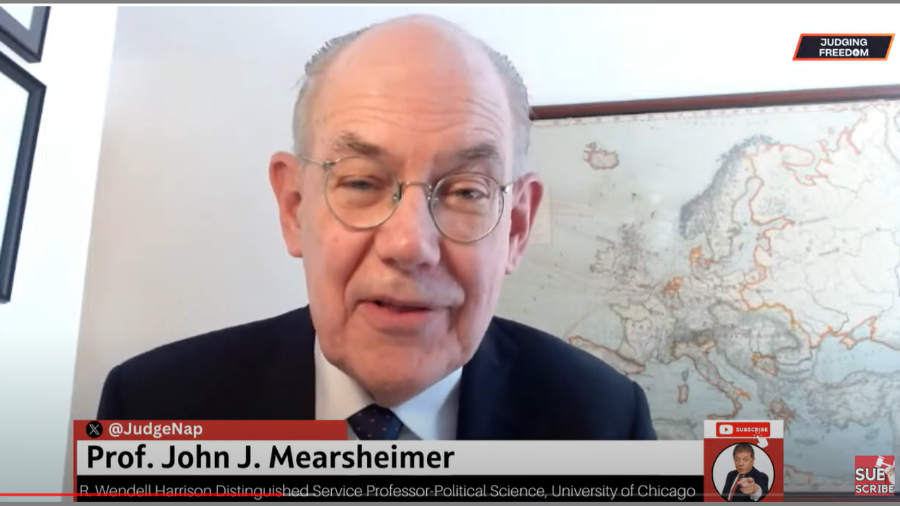 Prof. John Mearsheimer : Donor Class vs. the First Amendment ...