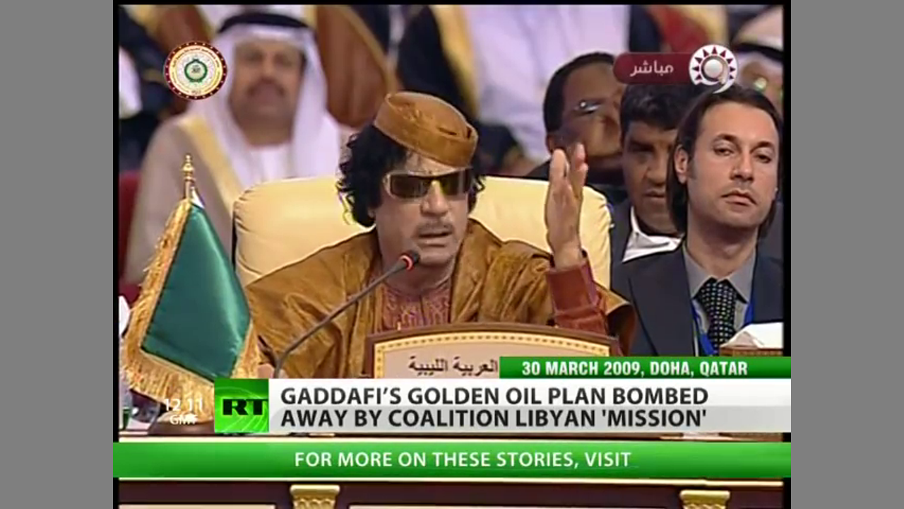 RT - Gaddafis gold dinnar. this is why they got killed - Brighteon.com