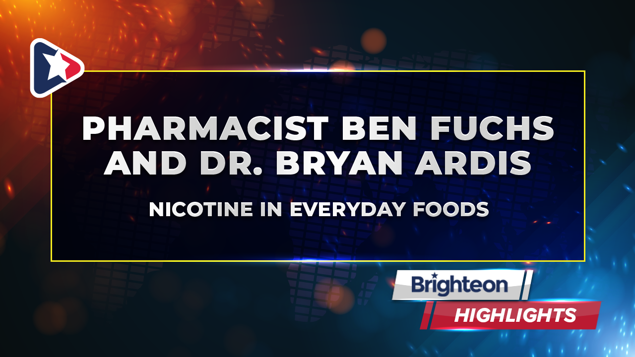 Pharmacist Ben Fuchs and Dr. Bryan Ardis - Nicotine in Everyday Foods ...