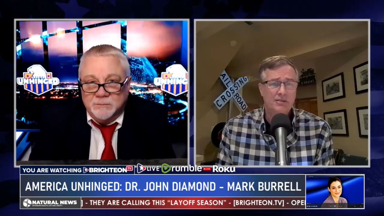 12/8/2023 America Unhinged: Dr. John Diamond ft. Mark Burrell & Coach Dave - Brighteon .com