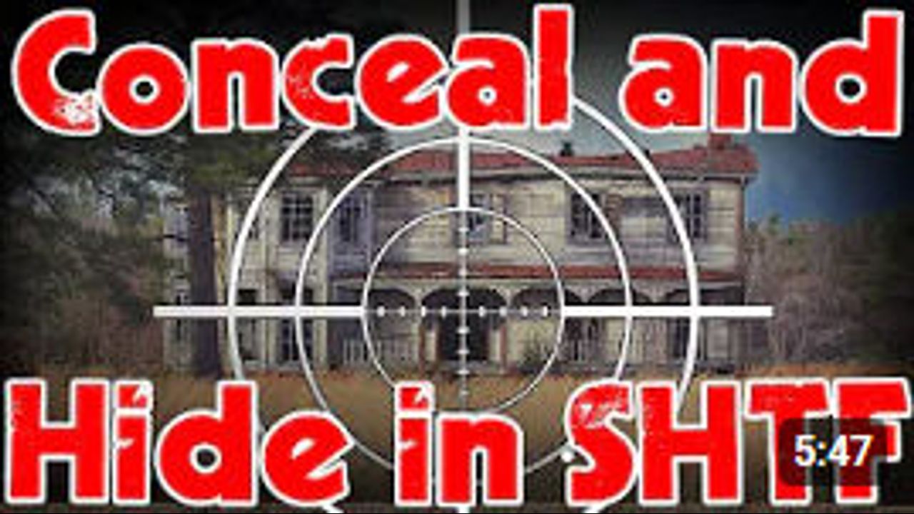 Immediately… Hide and Conceal THESE items during SHTF – be READY ...