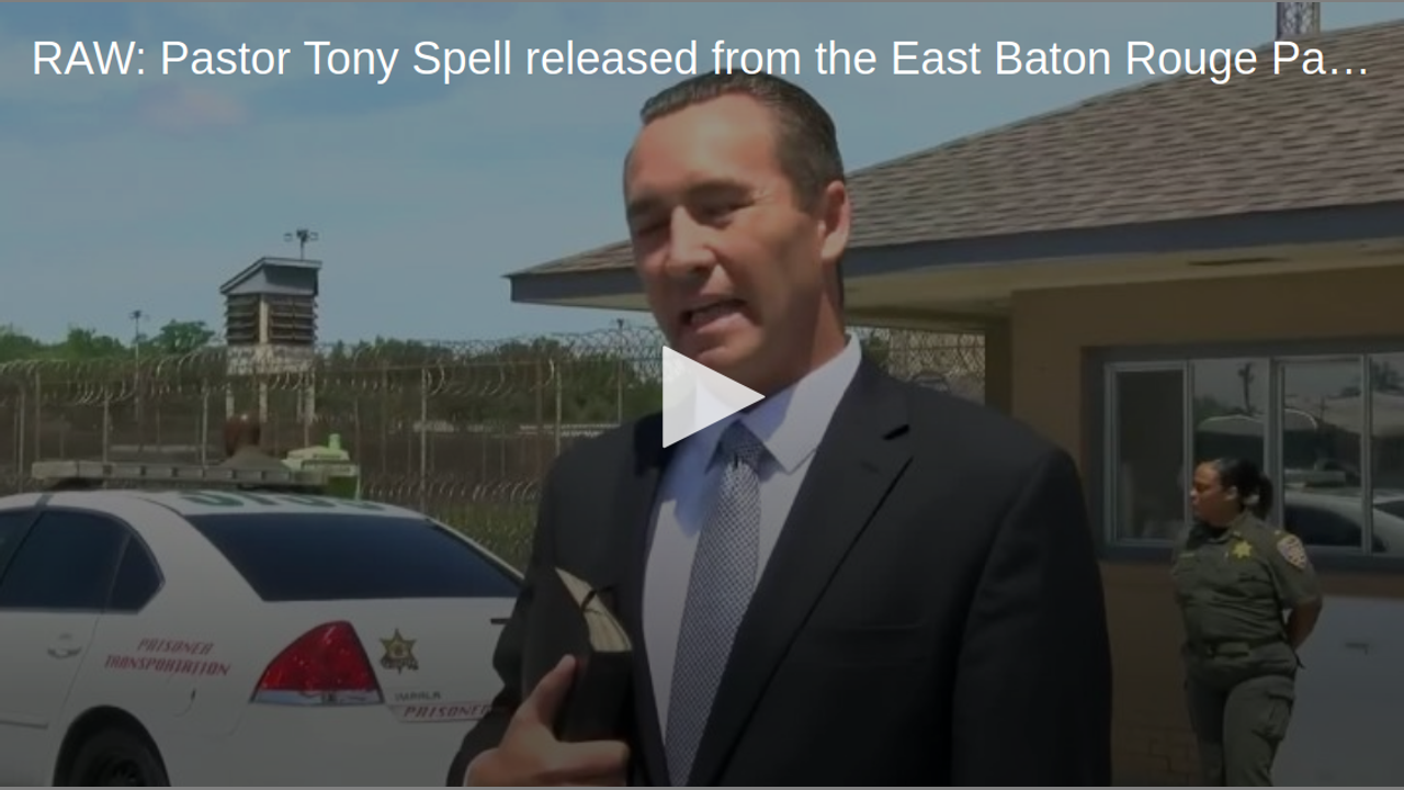 La. pastor Tony Spell arrested accused of aggravated assault with a ...