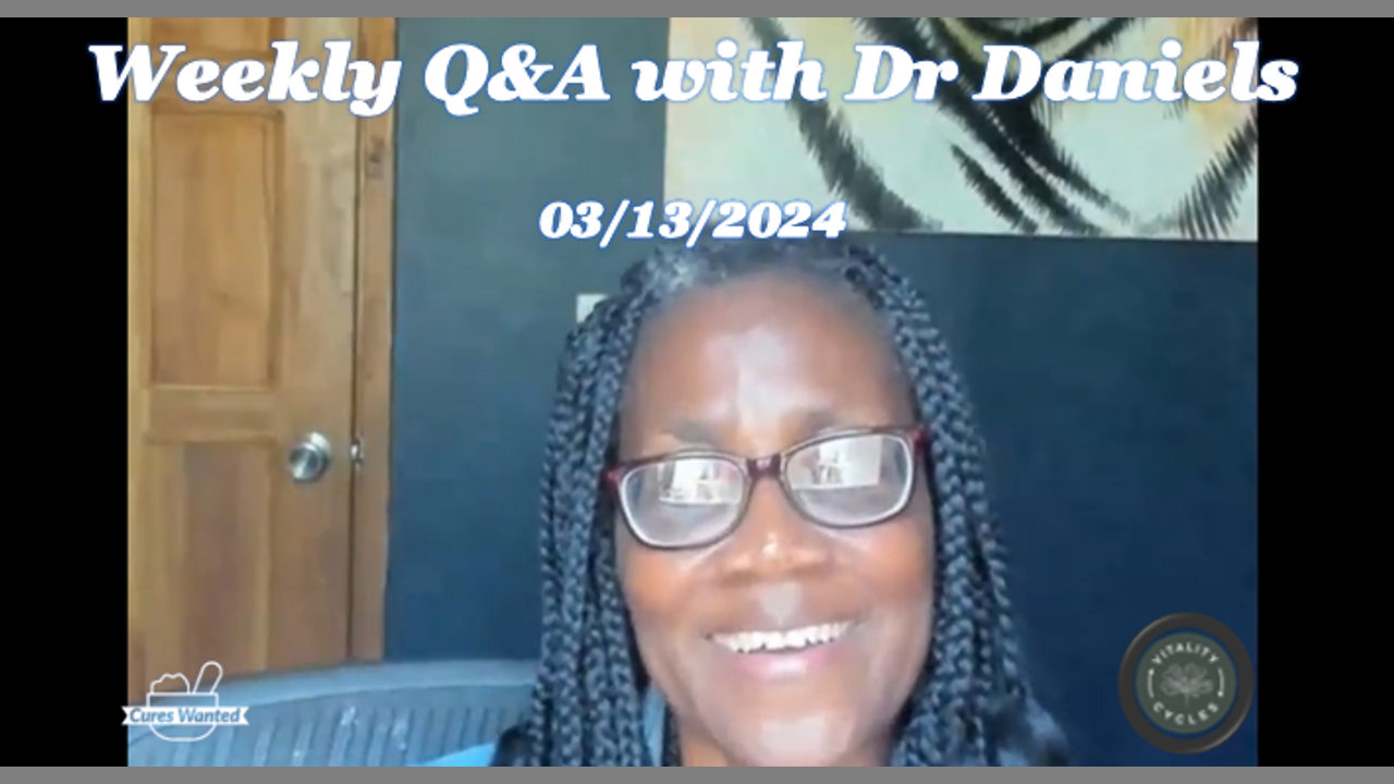 Dr. Daniels' Weekly Q&A - Unlocking Ultimate Well Being: Dr Daniels Reveals Life Changing Health ...