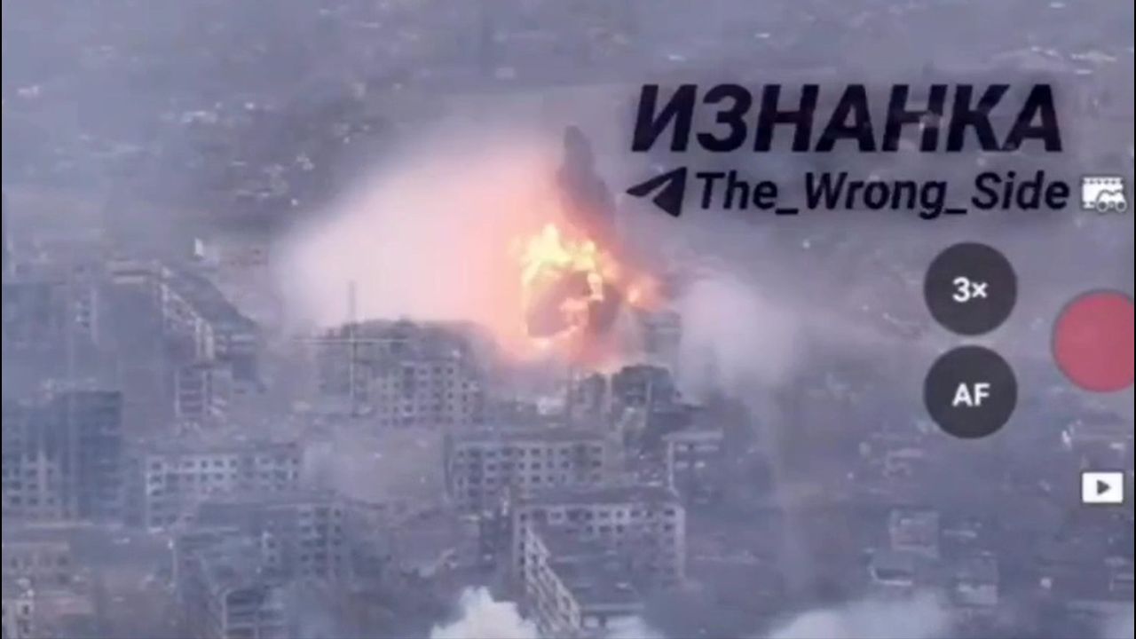 ️Russian FAB-3000 dropped on a UAF position in Mirnograd - Brighteon .com