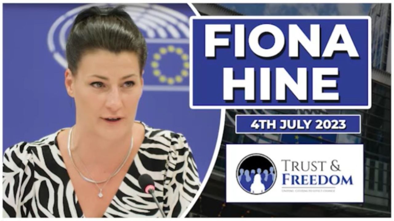 Activist Fiona Hine from the UK speaking at the launch of the Trust and ...