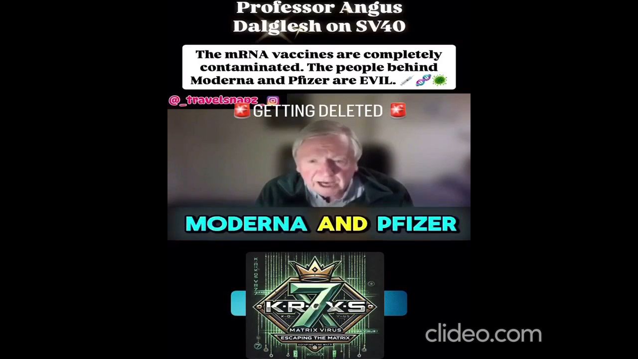 Angus Dalgleish - Professor Of Oncology - The Extermination Shots ...