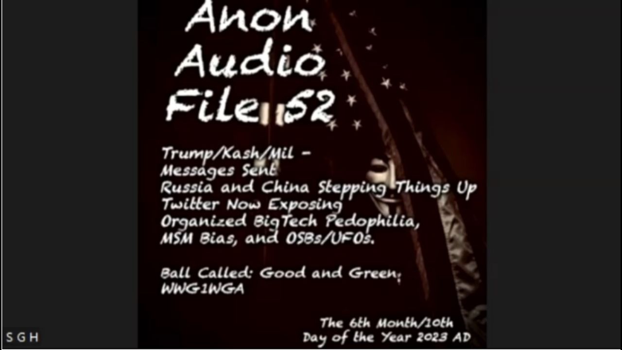 SGANON, 06.13.23, Tuesday, Anon File 52, SG Anon Stream - ＂Joins us ...