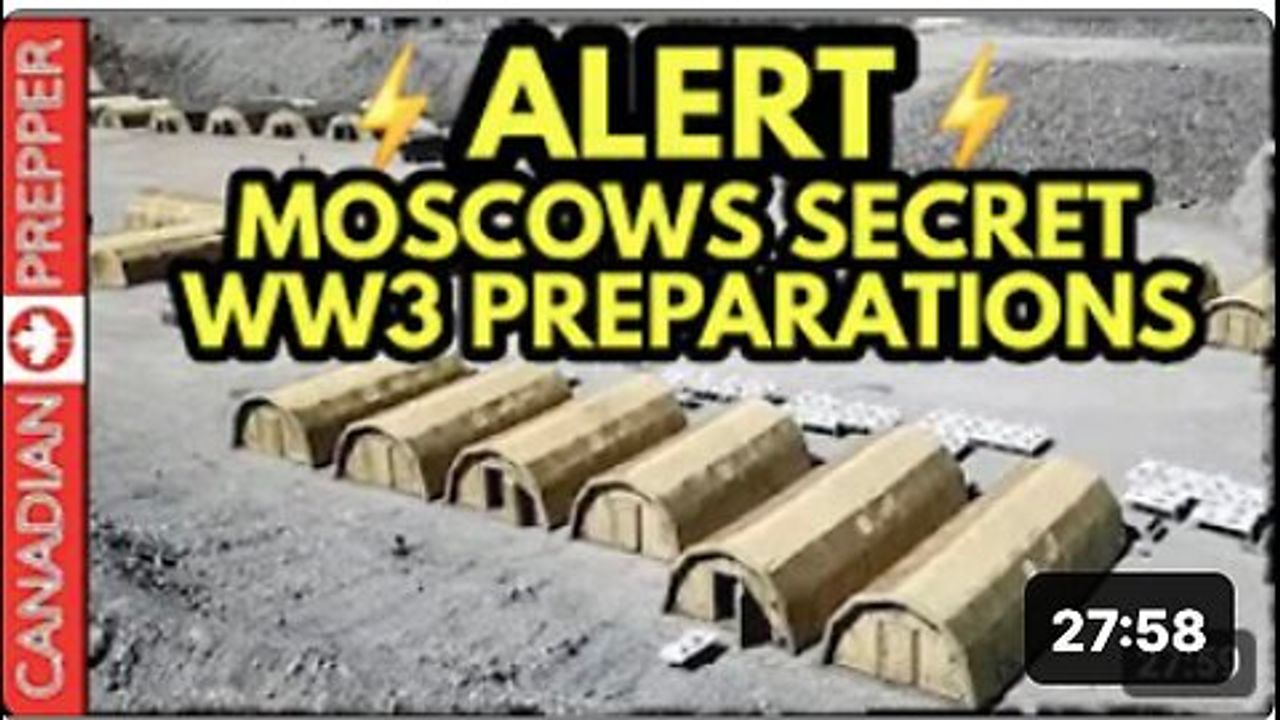 Canadian Prepper, 07.26.24, Friday, ⚡ALERT： RUSSIA PREPS HOSPITALS IN ...