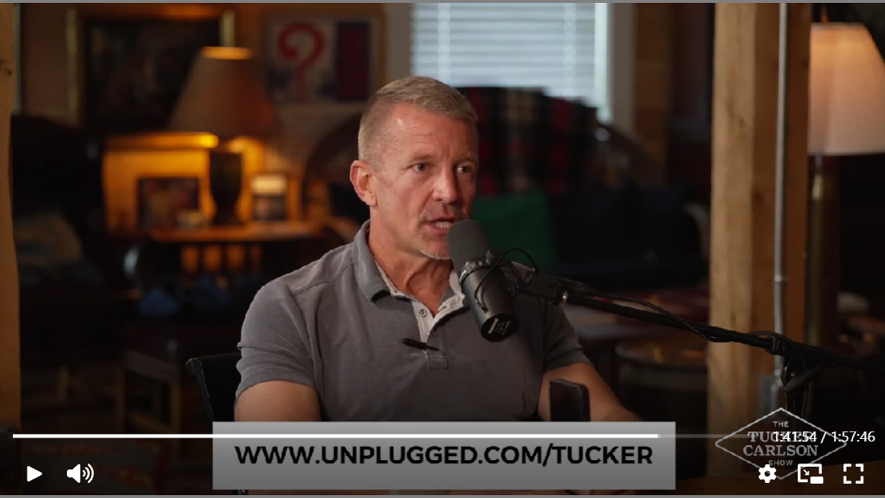 Eric Prince with Tucker Discussing the Unplugged Phone - Brighteon.com