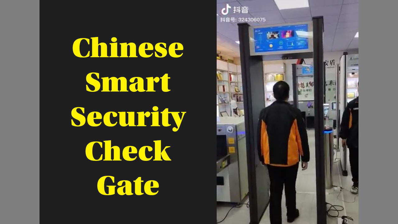 Chinese Smart Security Check Gate - Brighteon.com