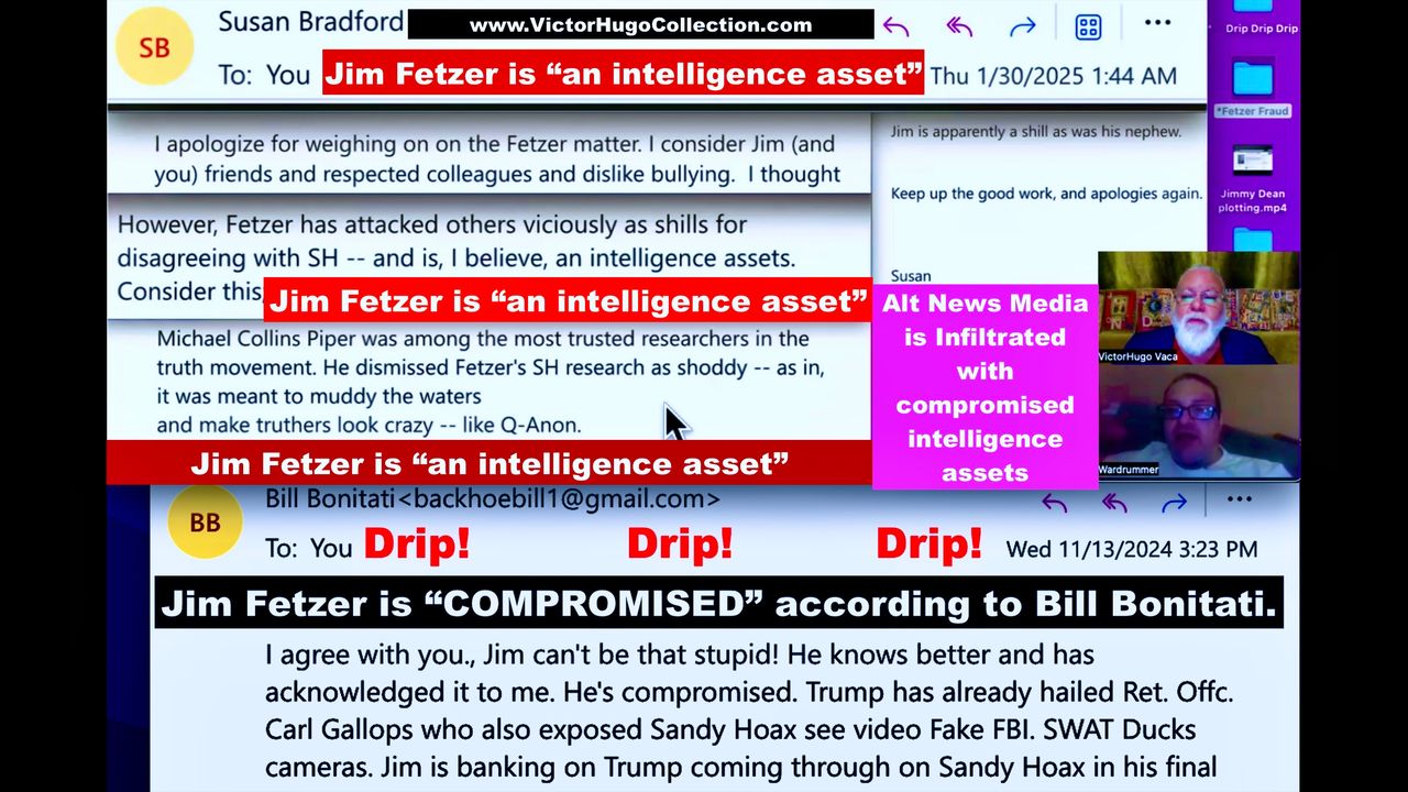 Susan Bradford Bill Bonitati Expose Compromised Intelligence Asset Jim Fetzer Disinformation ...