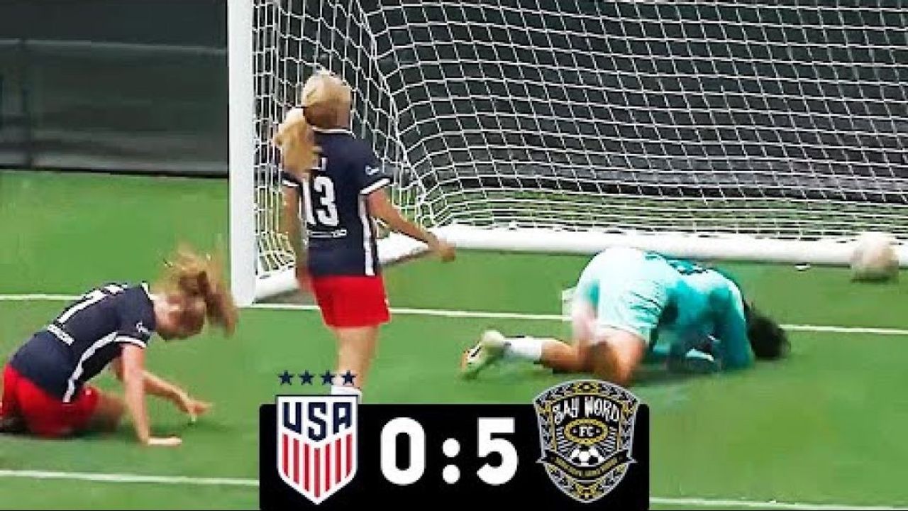 ex USA Women vs Teenage Boys (Say Word FC) 0-5 - All Goals & Highlights ...