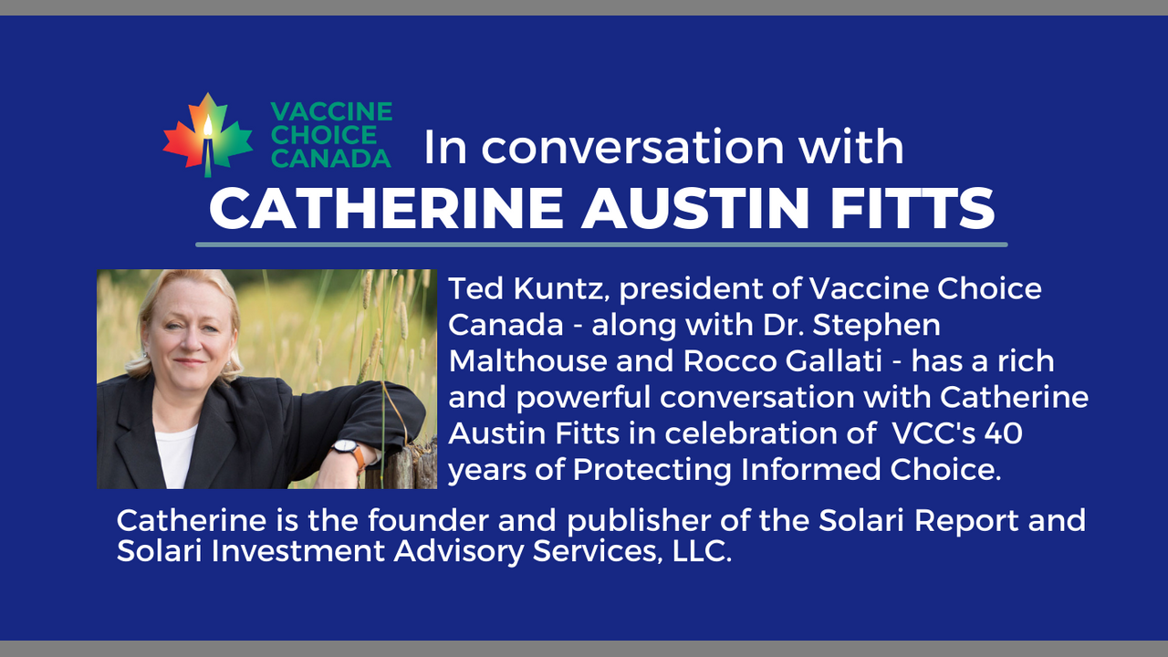 Catherine Austin Fitts' Pre-recorded Interview Celebrating VCC’s 40th ...