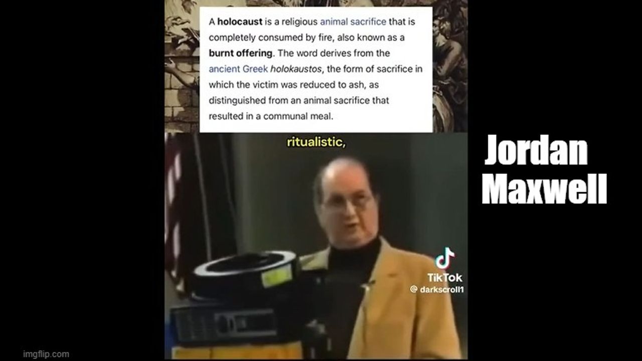 Term ‘holocaust’ doesn’t mean what you think it does - Jordan Maxwell ...