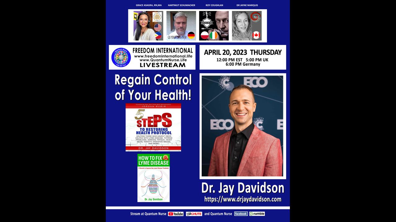 Dr Jay Davidson - "Regain Control of Your Health" - Brighteon.com