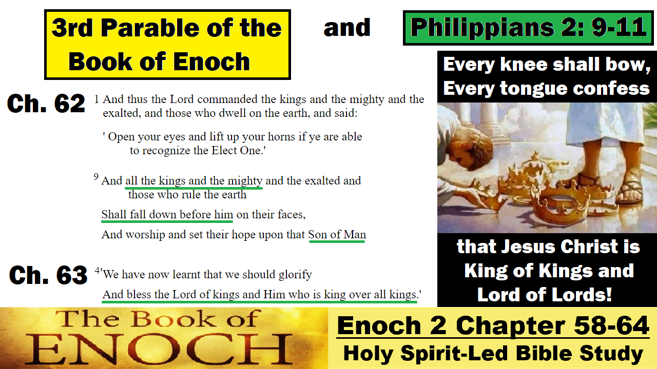 The Book of Enoch - Chapter 58-64 - The Third Parable of Enoch - Part A ...
