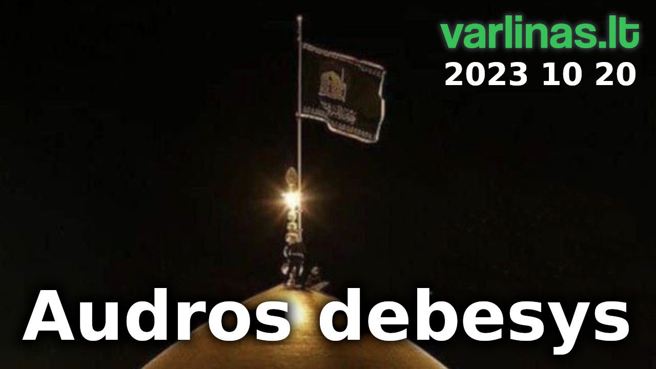 Varlinas tiesiogiai - 2023 10 20 - Audros debesys - Brighteon.com