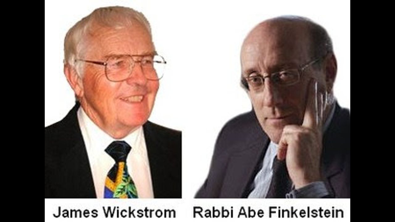Rabbi Abe Finkelstein and James Wickstrom. The Rabbi Speaks About Blood ...