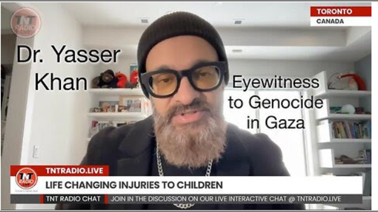 Dr. Yasser Khan with Basil Valentine Eyewitness to Gaza Genocide 17 February, 2024 - Brighteon.com
