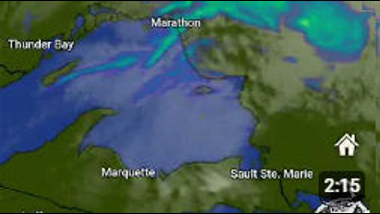 Net Zero and Whats over the top of Lake Superior. Radar returns ...