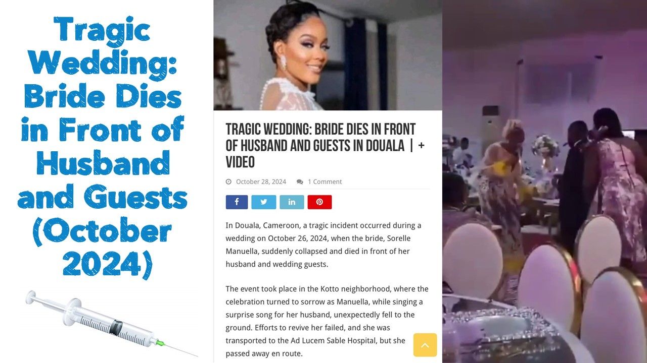 Tragic Wedding: Bride Dies in Front of Husband and Guests 💉👀 (October ...