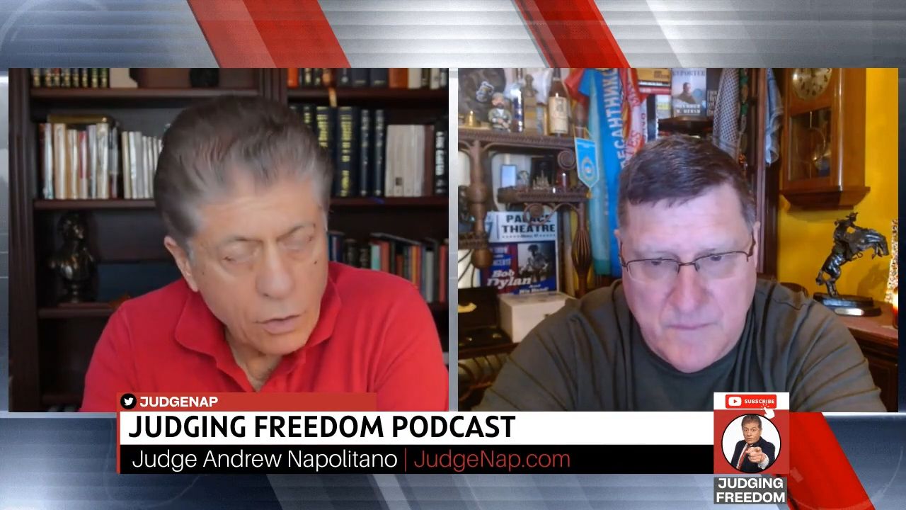 Judging Freedom | Scott Ritter: "Israel Doesn't Want These People Fed ...